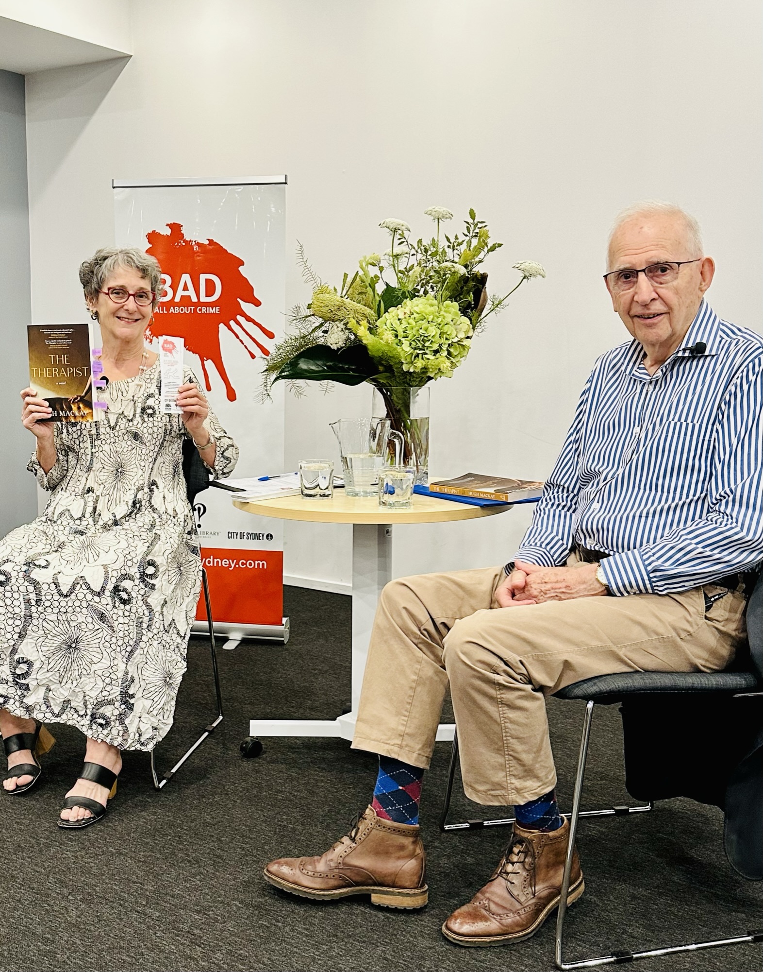 Photos from Hugh Mackay in conversation with Catherine du Peloux Menagé ...
